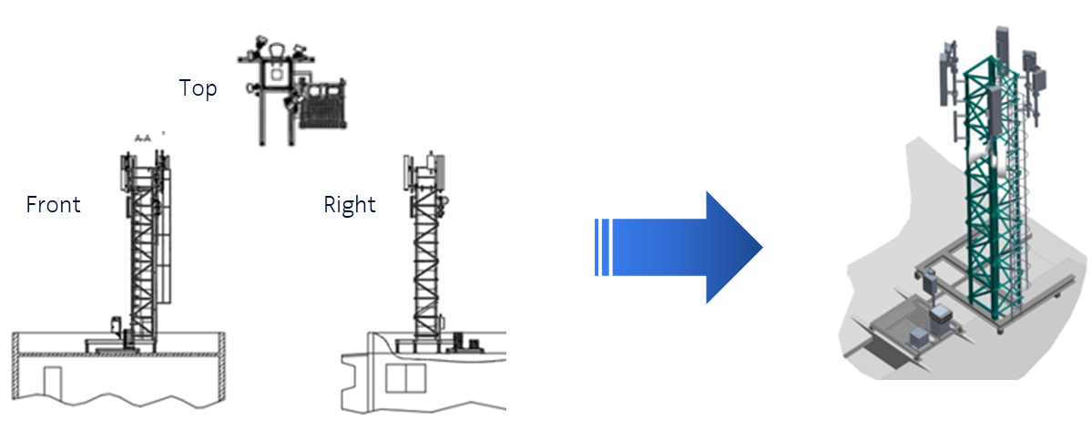 Automated conversion of 2D AutoCAD drawings into 3D model ...